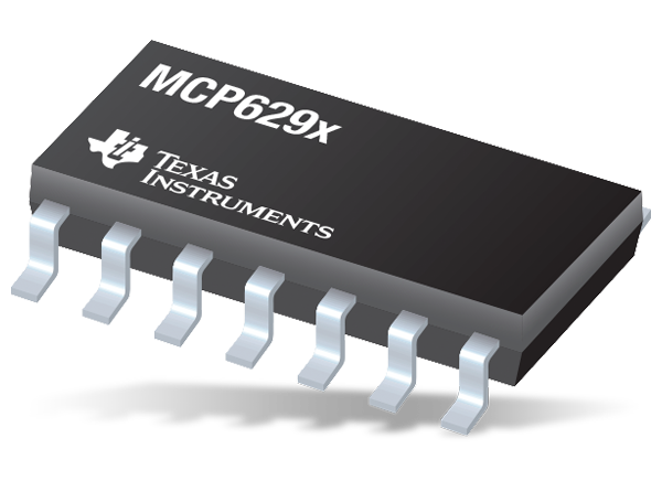 MCP629x 10MHz RRIO Operational Amplifiers - TI | Mouser