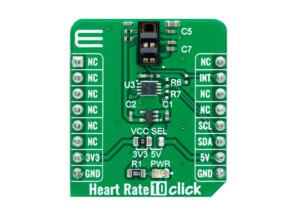 Heart Rate 10 Click - Mikroe | Mouser