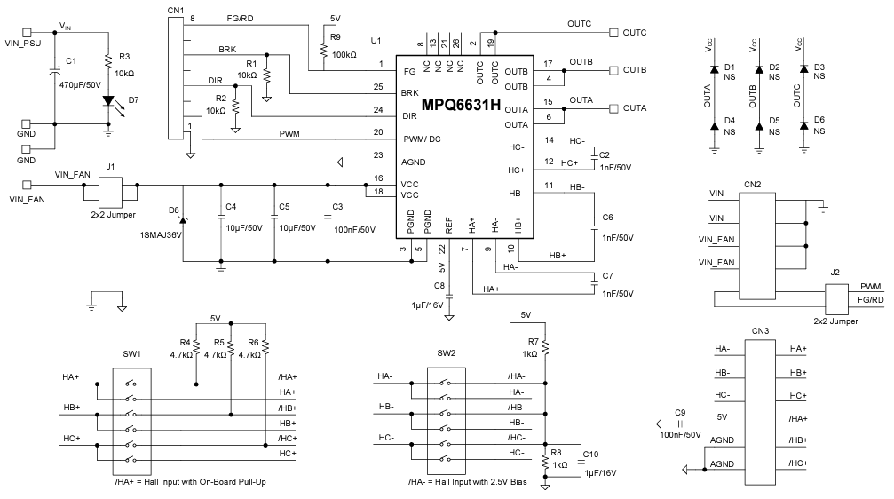 EVQ6631H-L-00A Evaluation Board - MPS | Mouser